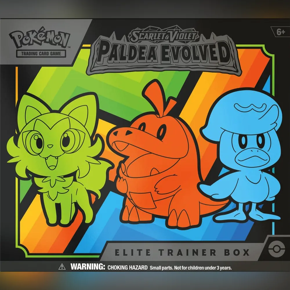 Pokemon Scarlet and Violet 2 Paldea Evolved Elite Trainer - Redemption ...